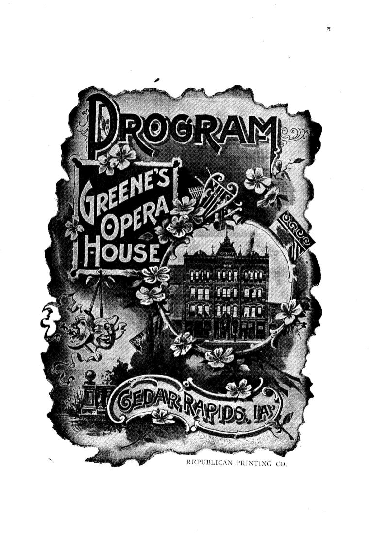 Greene’s Opera House | Cedar Rapids, IA – Iona Fortune Burlesque
